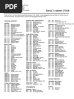 List of The ISCED Codes Used by Egracons | PDF | Humanities | Social ...