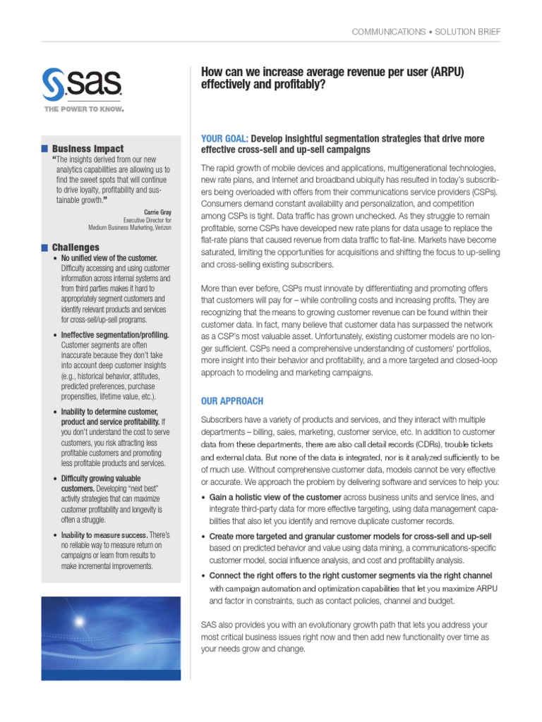 How Can We Increase Average Revenue Per User (ARPU) Effectively and ...