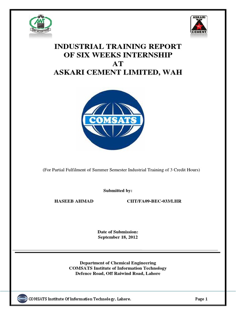 Askari Cement | PDF | Mill (Grinding) | Gases