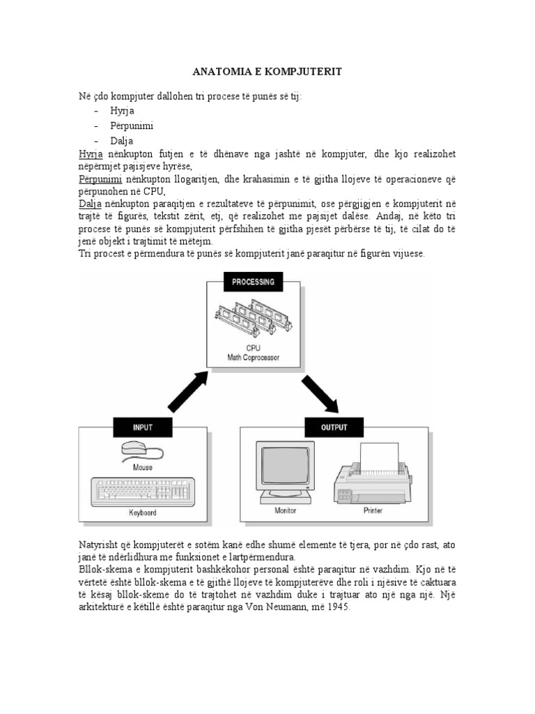 Anatomia e Kompjuterit | PDF