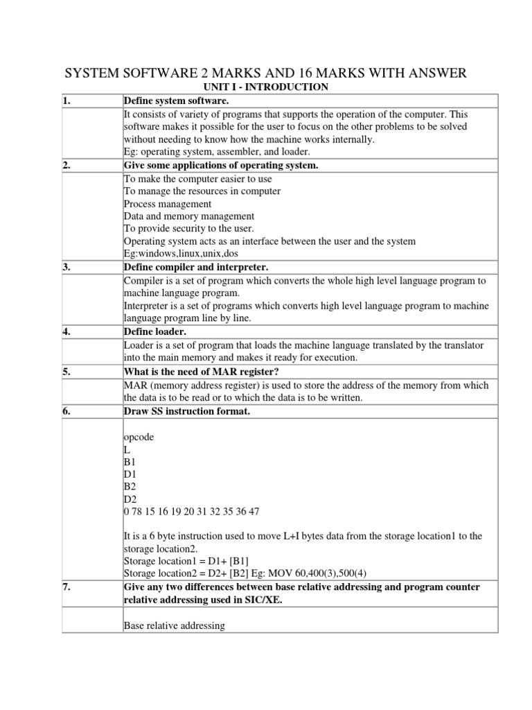 Computer Science Exam Prep | PDF | Assembly Language | Library (Computing)