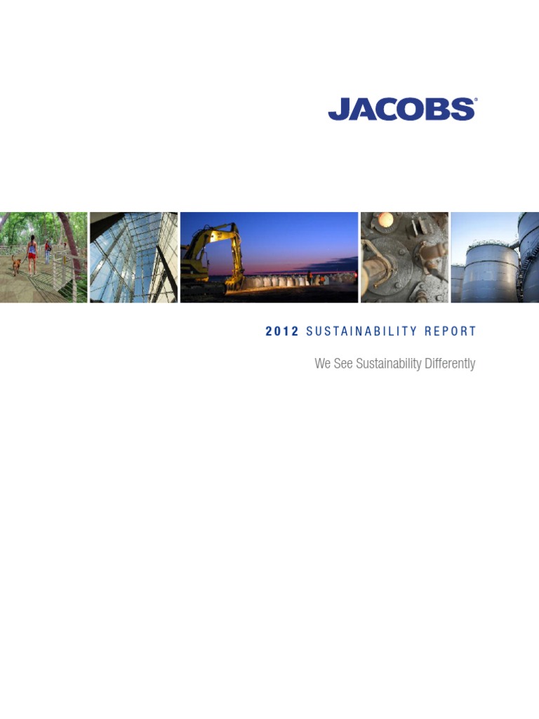 Jacobs 2012 Sustainability Report | PDF | Efficient Energy Use ...