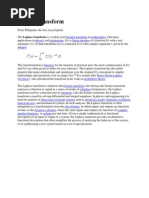 History of Laplace Transform | PDF | Laplace Transform | Analysis