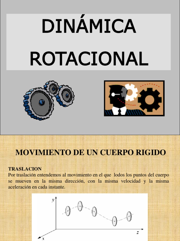 5 Dinámica Rotacional | Momento angular | Movimiento (física)