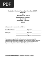 Complete Template For GMP Manual | PDF | Food Safety | Sanitation