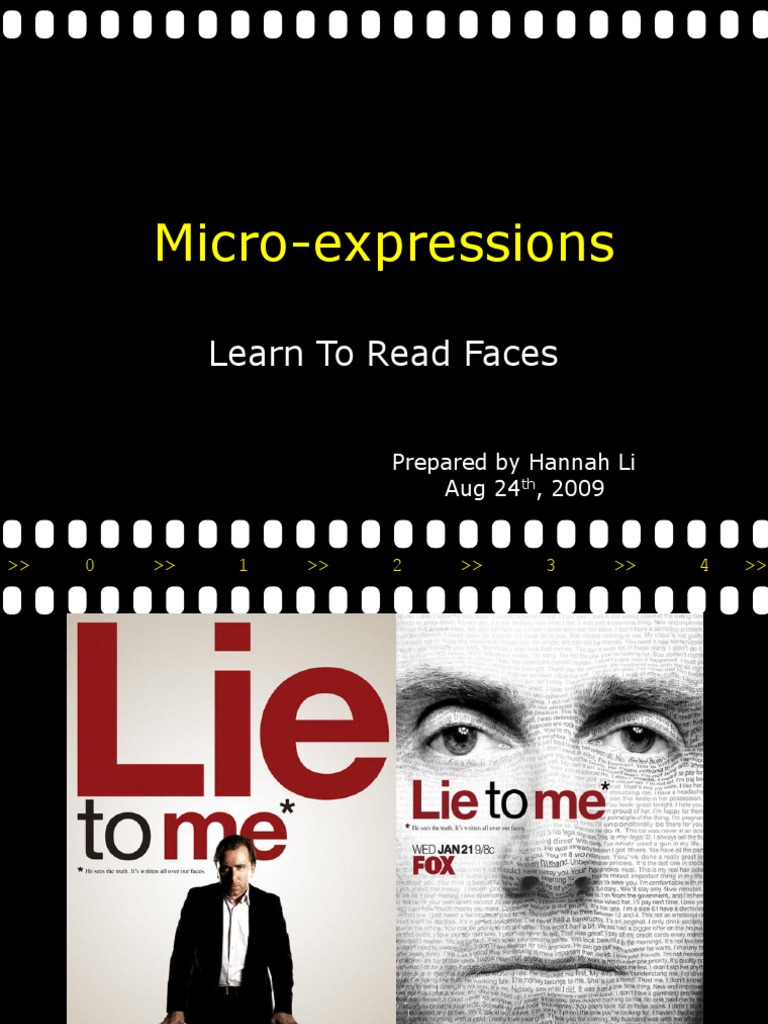 Micro Expressions2 120304225507 Phpapp02 | PDF | Subjective Experience ...