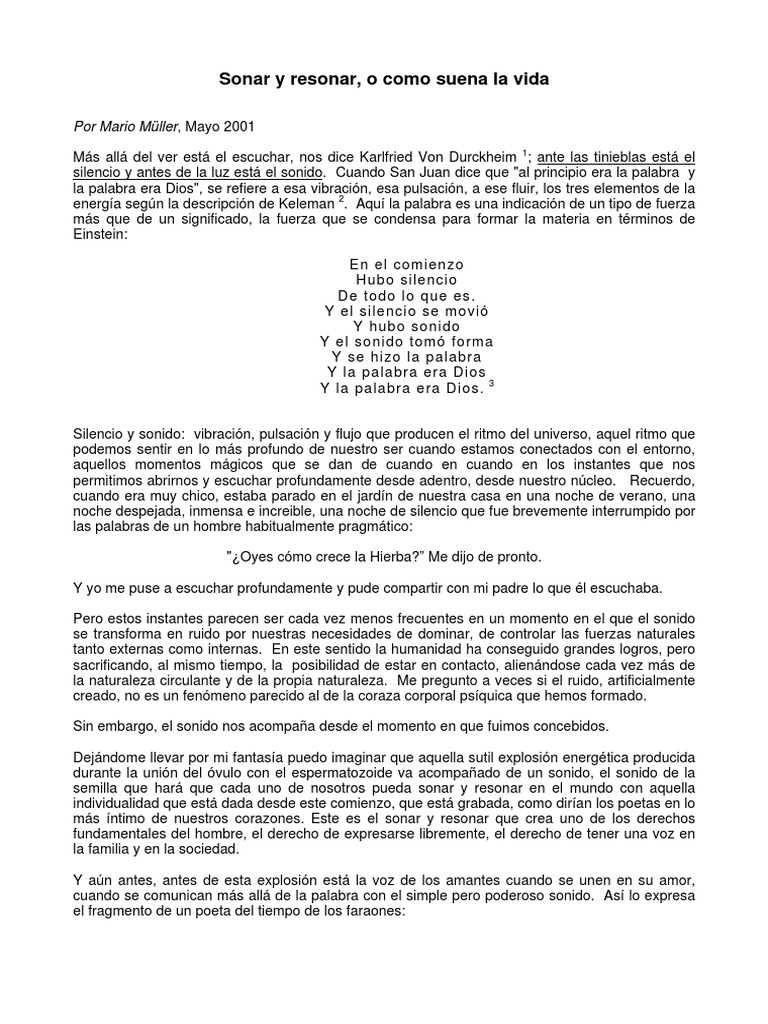 Sonar y Resonar | PDF | Adultos | Sonido