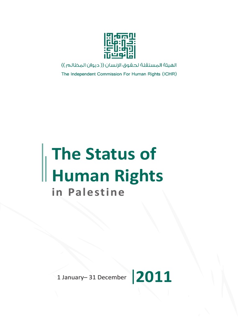 The Status of Human Rights in Palestine | PDF | Palestinian National ...