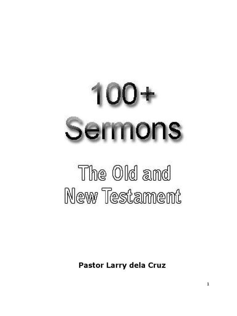 100+ Sermons on Old and New Testament | PDF | Jacob | Isaac