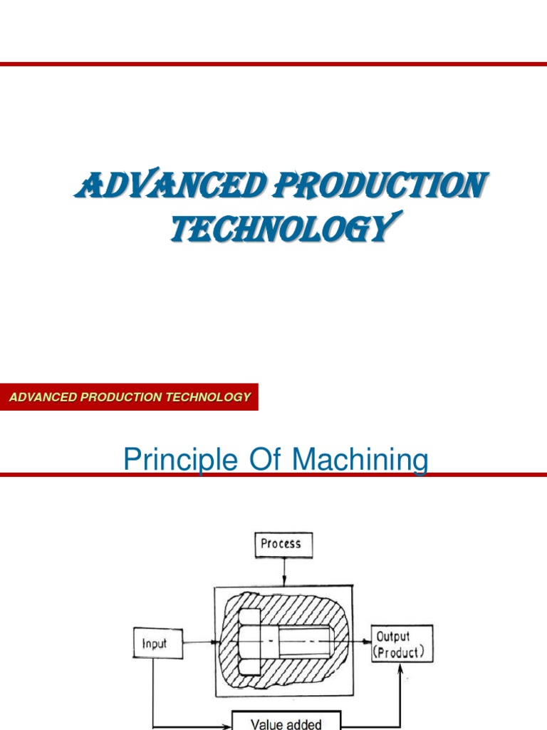 Advanced Production Technology | Download Free PDF | Machining ...
