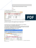 Cara Membuat Kop Tabel di Excel dan Word | PDF