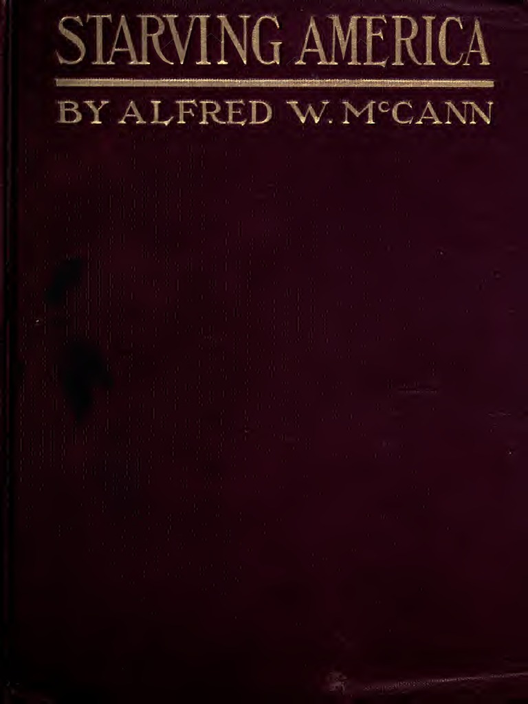 Alfred W.mccann - Starving America | PDF | Phosphorus | Soil