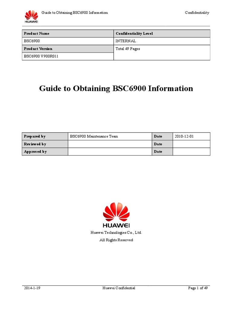 Guide To Obtaining BSC6900 Information | PDF | File Transfer Protocol ...