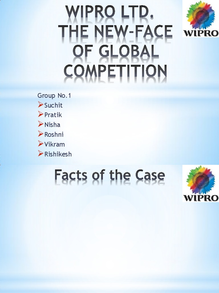 Wipro Case Study | PDF | Outsourcing | Competitive Advantage