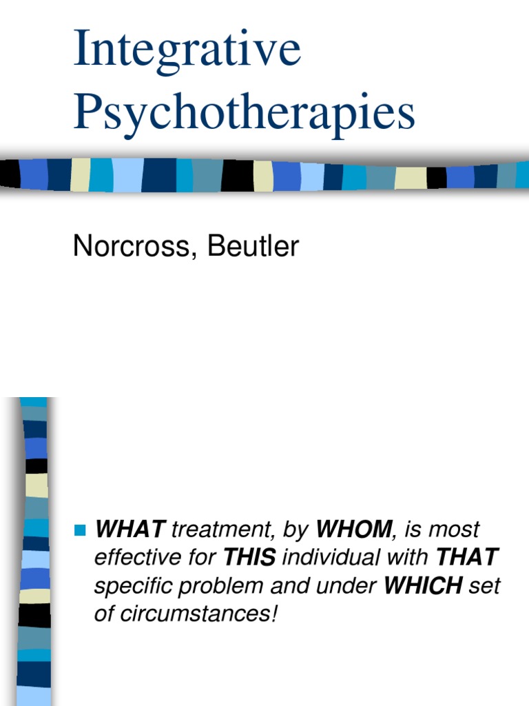 Integrative Psychotherapies