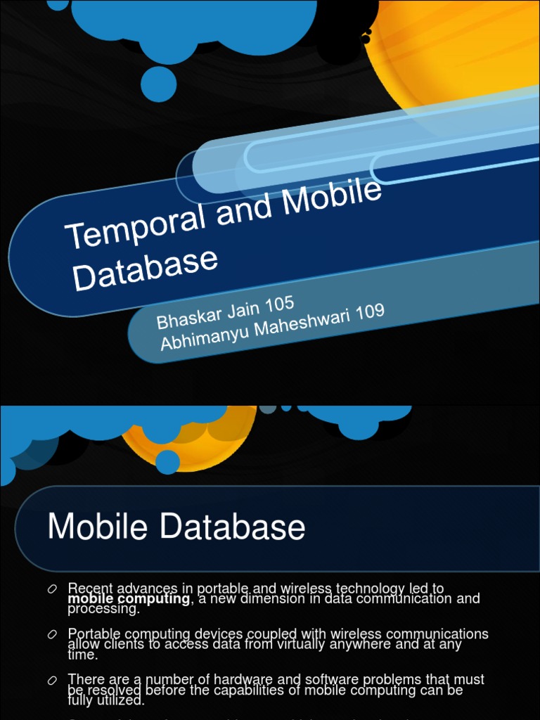 ADBMS Presentation | PDF | Computer Network | Databases