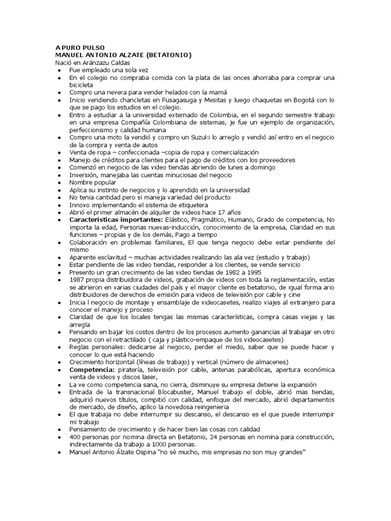 Historia Empresarial de Betatonio | PDF | Vídeo | Televisión