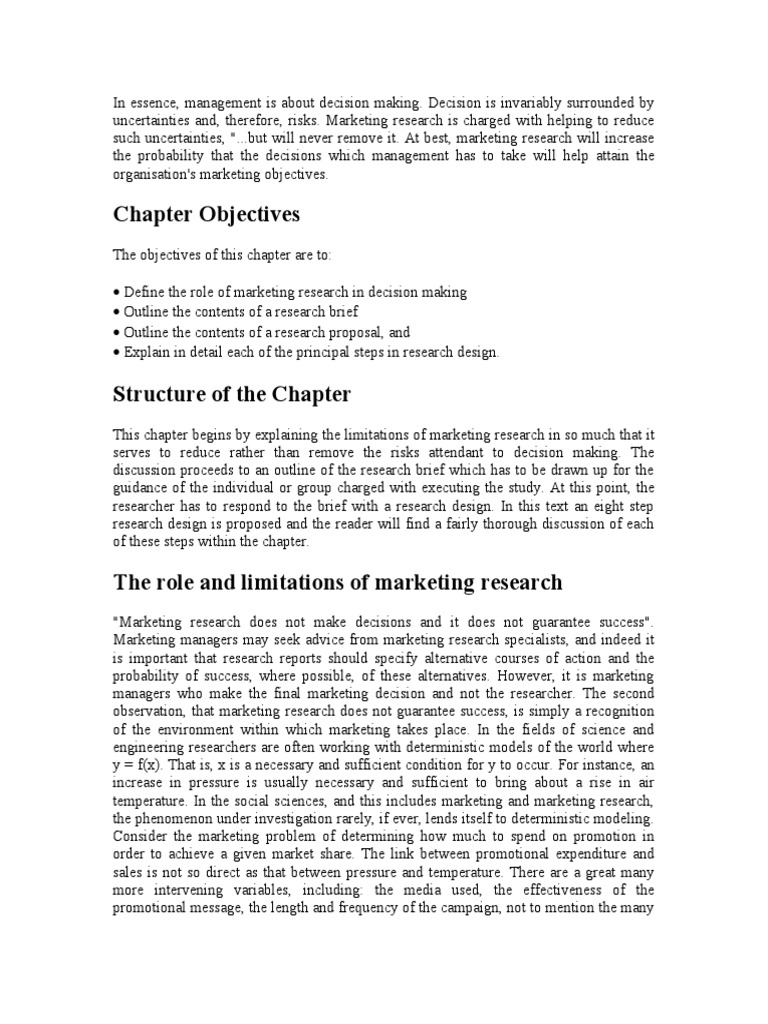 Marketing Research | Download Free PDF | Hypothesis | Level Of Measurement