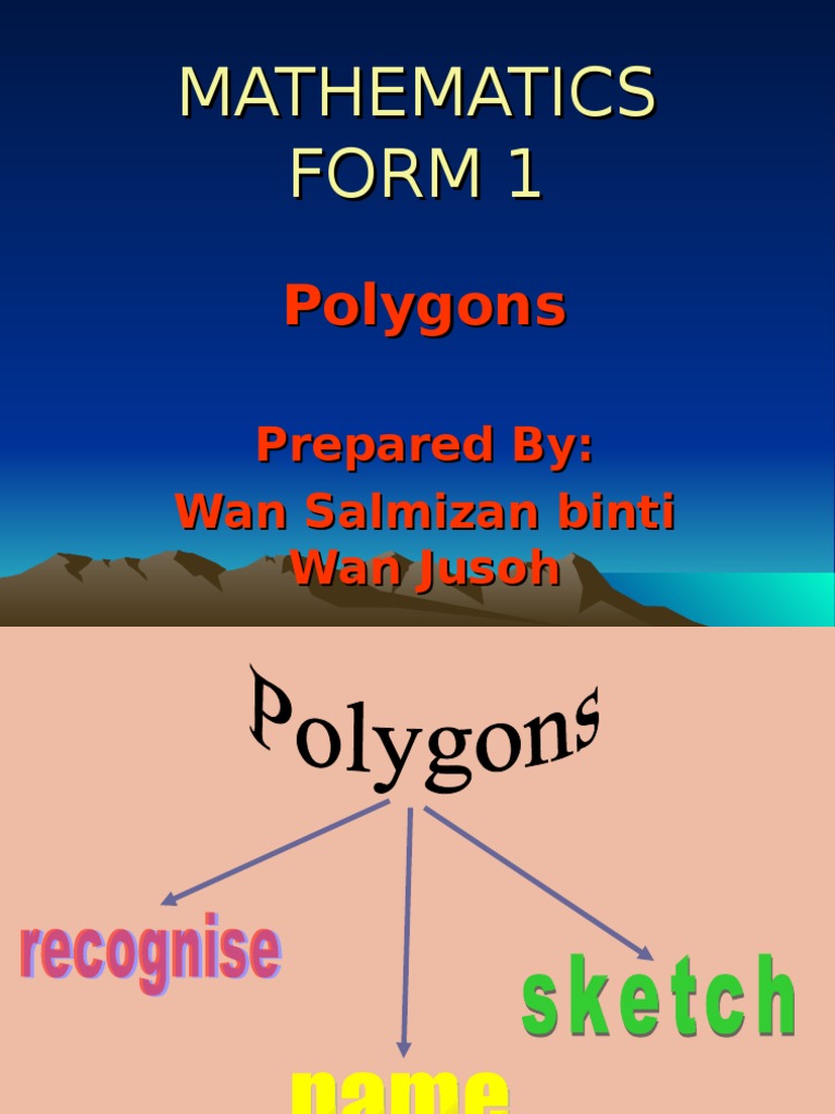 Form 1 Maths | PDF