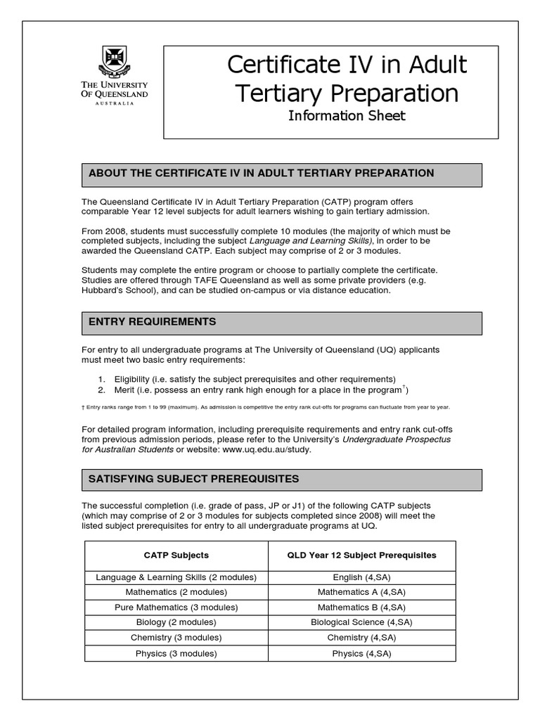 catp | University And College Admission | Educational Assessment And ...