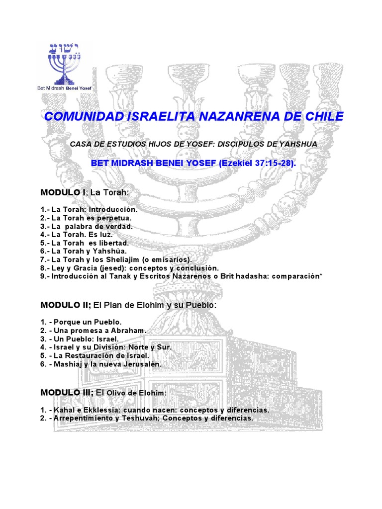 Bet Midrash - Temario | PDF | Midrash | Tora