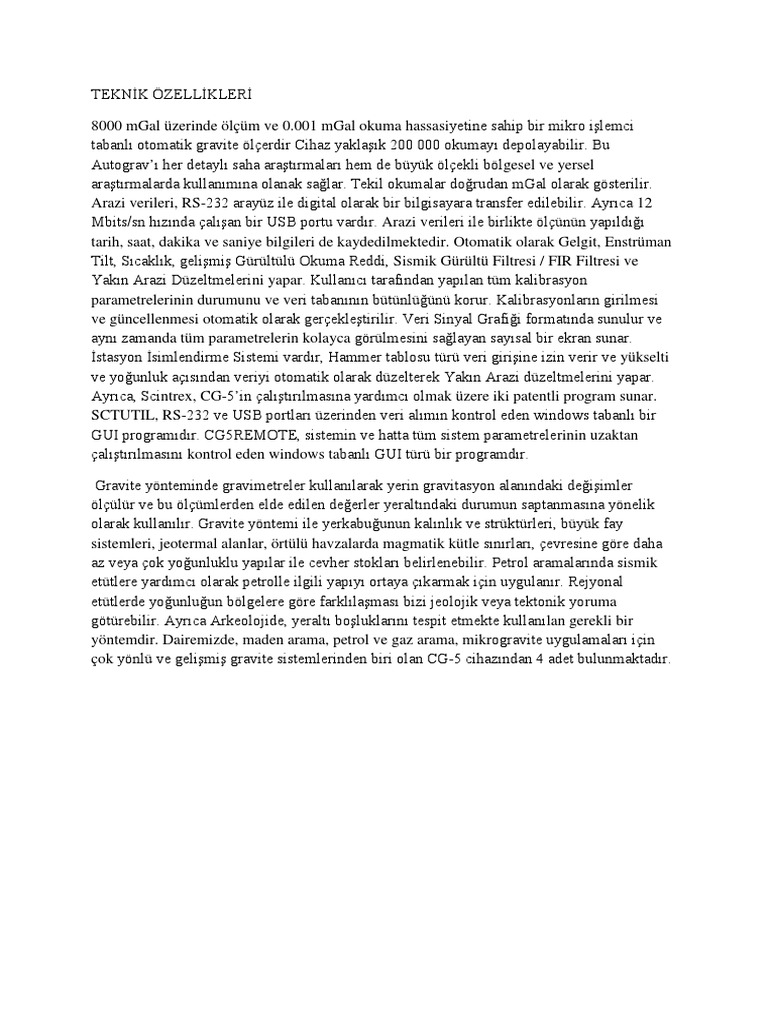Gravite CG 5 | PDF