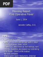 5 W's of Postoperative Fever Explained | PDF | Urinary Tract Infection ...