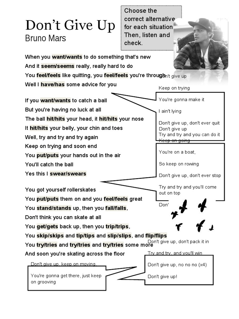 Don't Give Up: A Motivational Guide | PDF