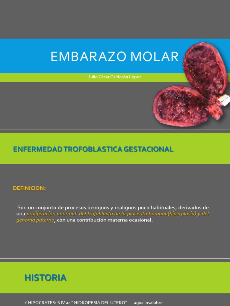Embarazo Molar | PDF | Placenta | El embarazo