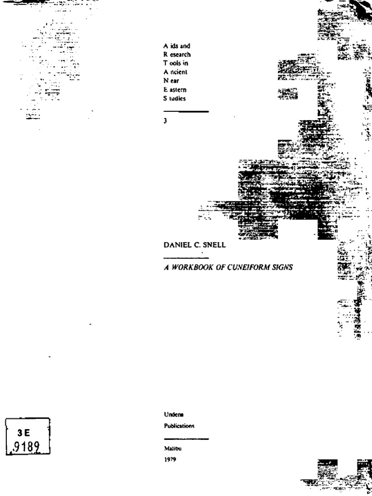Workbook of Cuneiform Signs | PDF