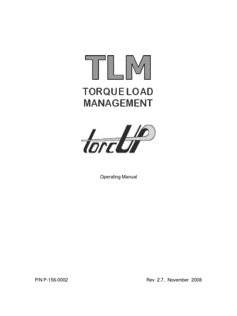 TorcUP Ultrasonic Bolt Tension Monitor TLM | PDF | Menu (Computing ...