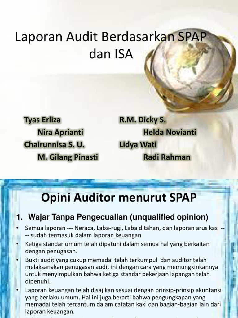 Laporan Audit Berdasarkan SPAP Dan ISA | PDF