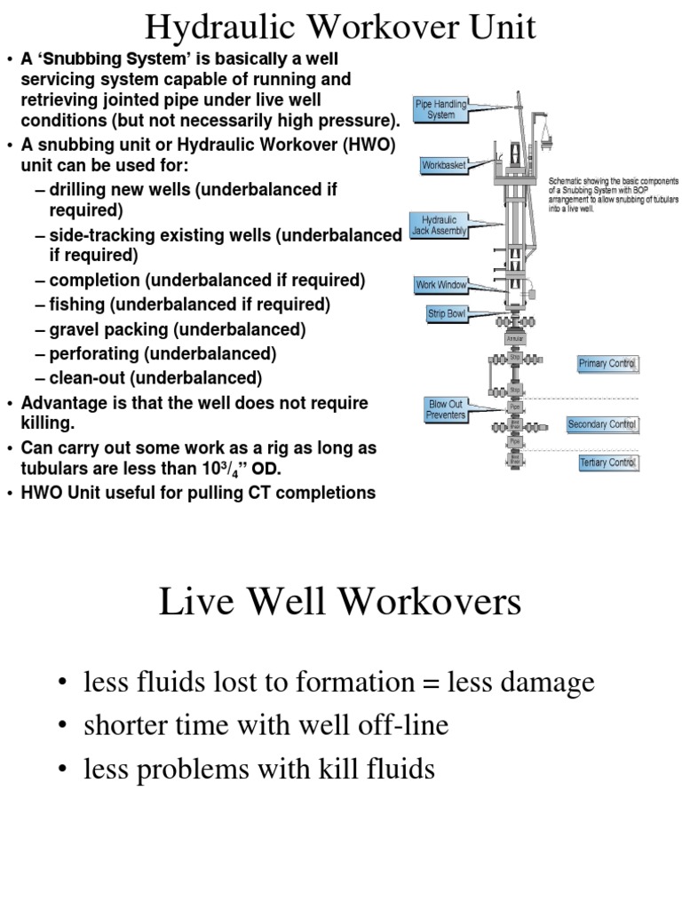 Hydraulic Workover Unit | PDF