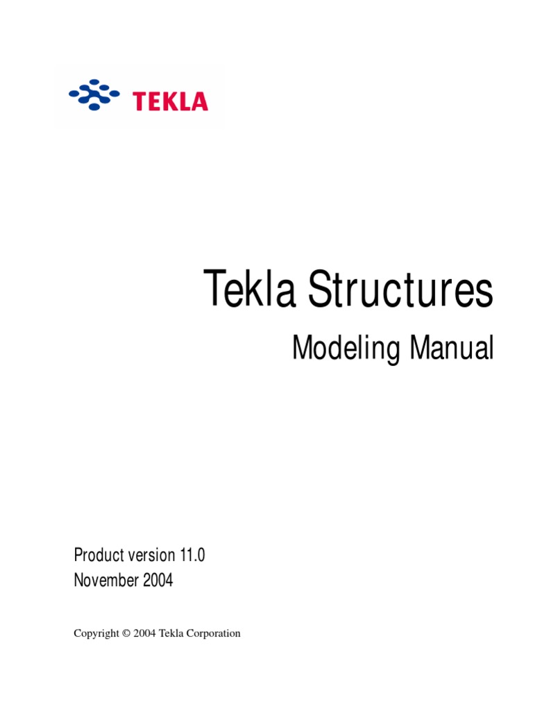 Tekla Modeling Manual | PDF | Icon (Computing) | Typefaces