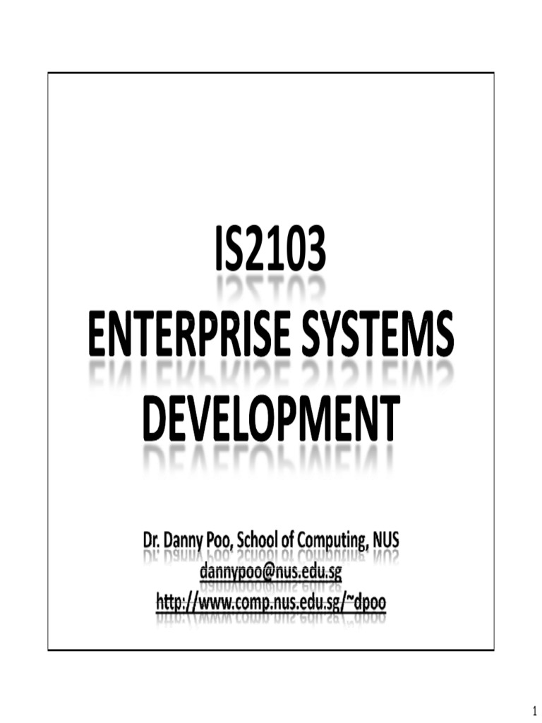 IS2103 A Dist Computing 1 | PDF | Object (Computer Science) | Model ...