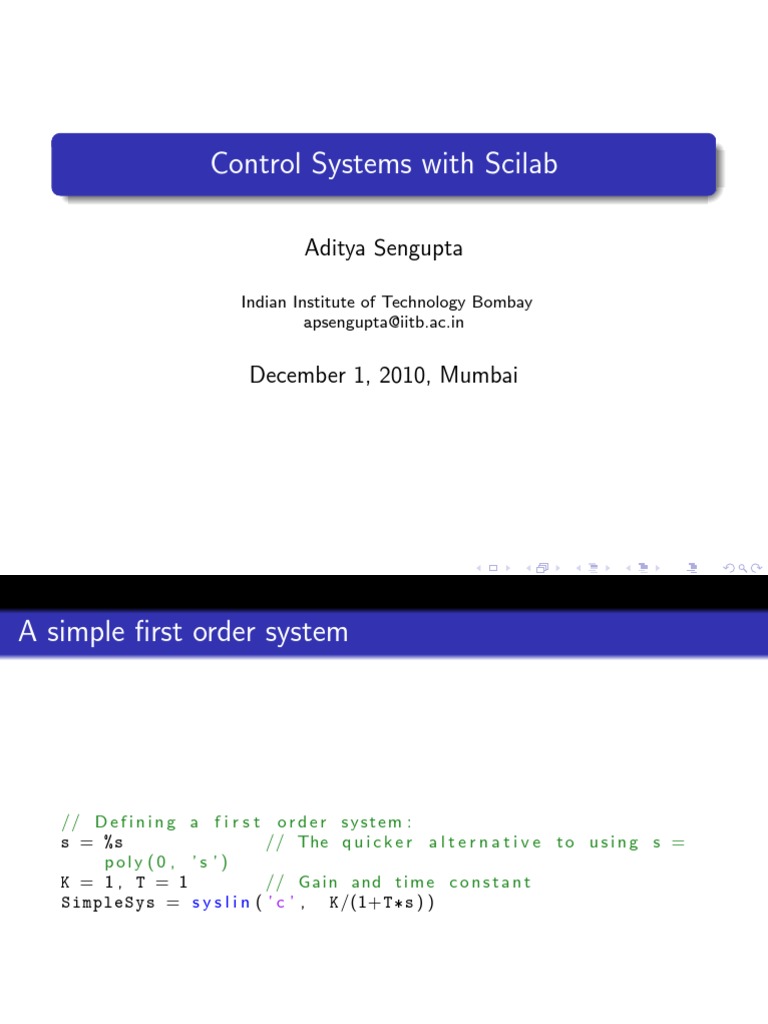 Control Systems With Scilab Pdf Pi Emergence 