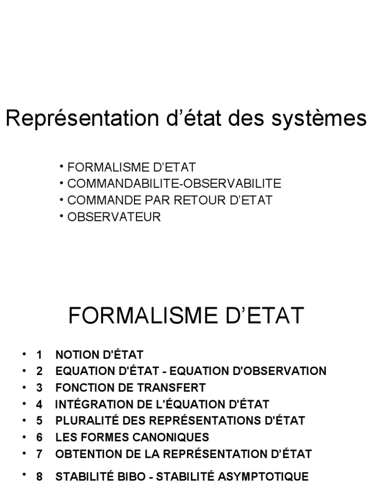 Representation D Etat | PDF