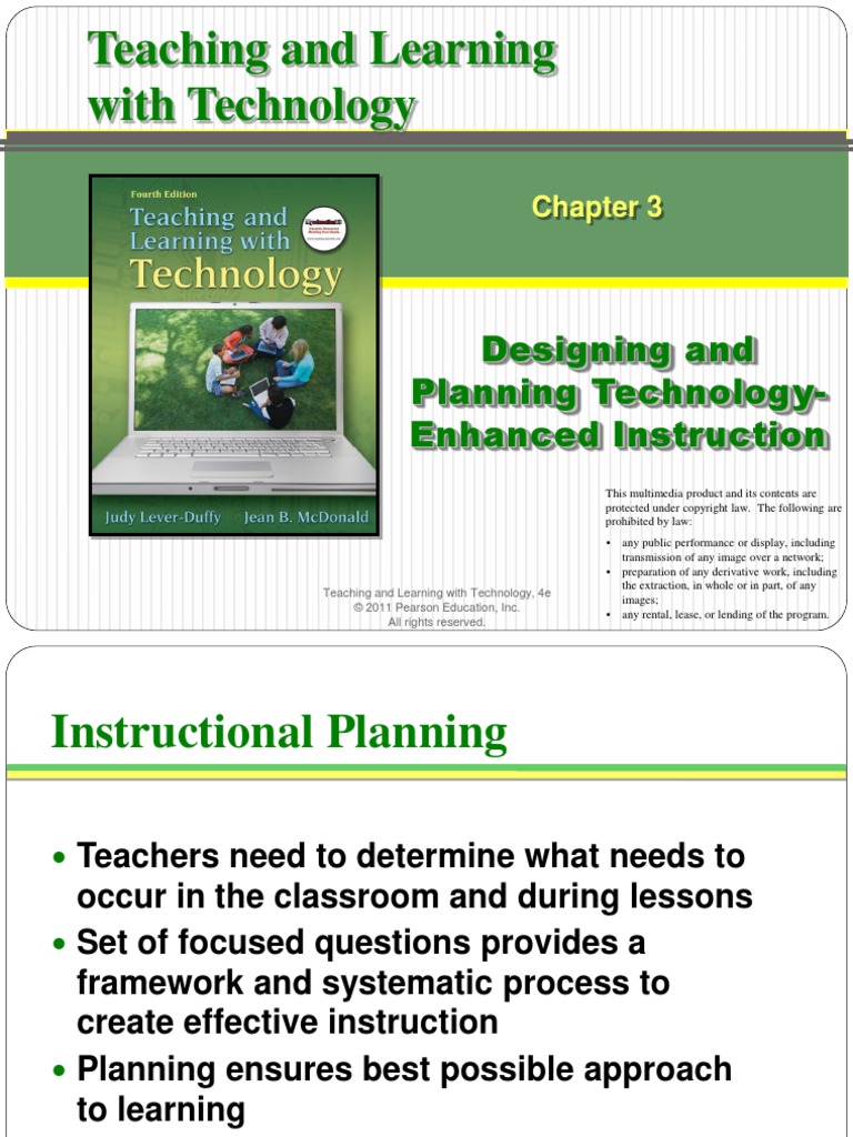 Teaching and Learning With Technology | PDF | Instructional Design ...