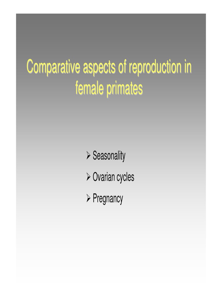reproduction in primate | Menstrual Cycle | Luteinizing Hormone