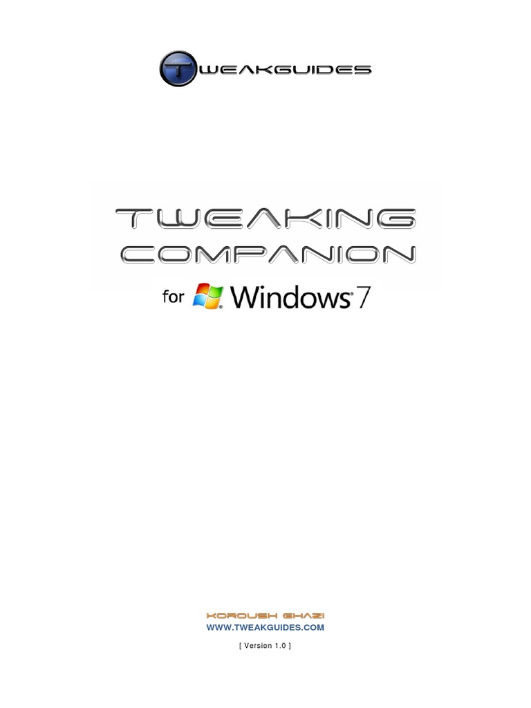 Windows 7 Tweak Guide | PDF | Bios | Booting