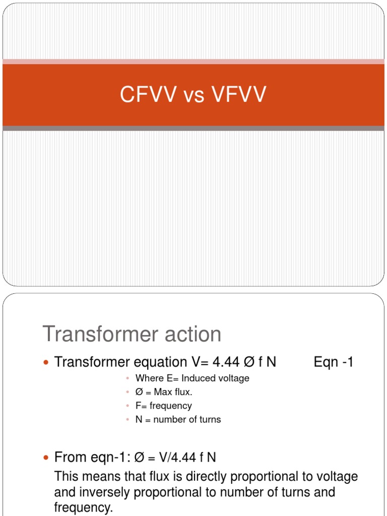 CFVV Vs VFVV | PDF