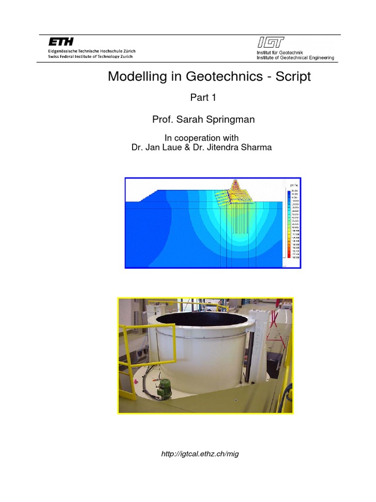 Modelling in Geotechnics | PDF | Geotechnical Engineering | Finite ...