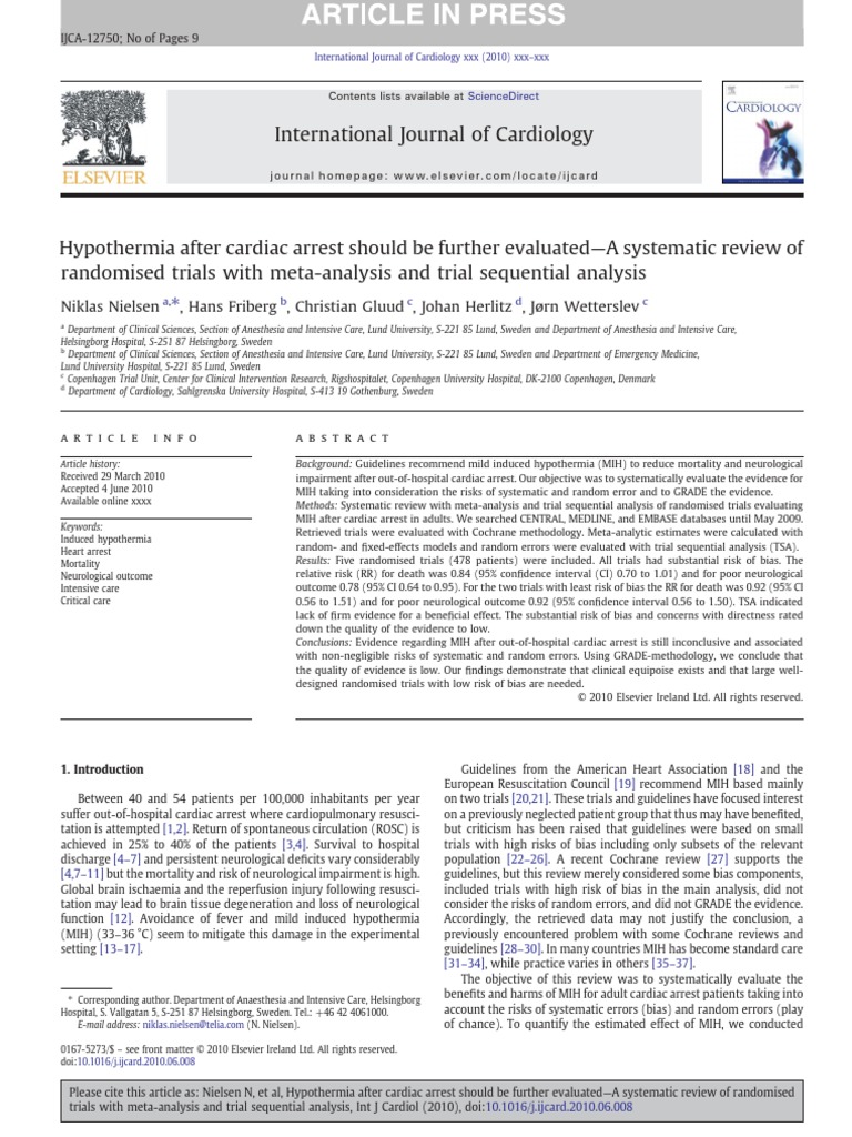 KMBH Cardiac | PDF | Meta Analysis | Cardiac Arrest