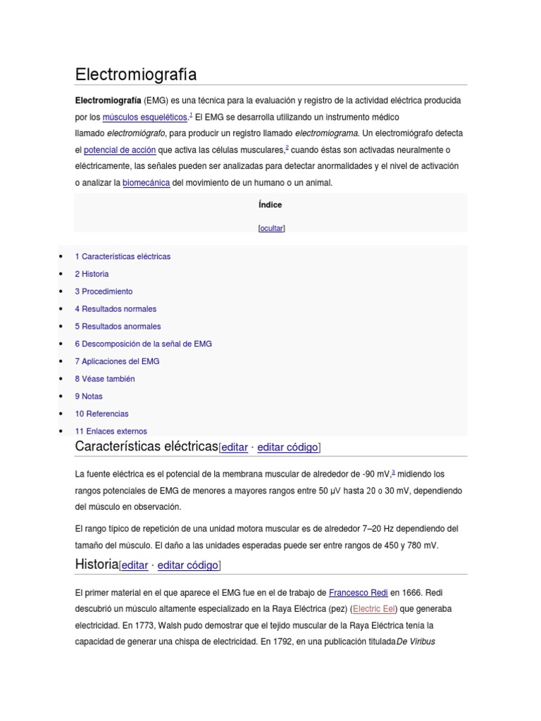 Guía Completa sobre Electromiografía | PDF | Electromiografia | Neurología