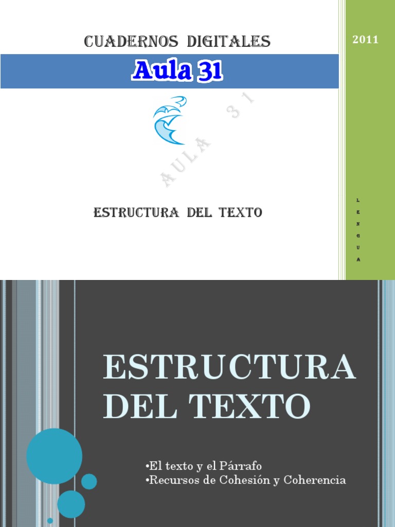 Estructura y Redacción de Textos | PDF | Oración (Lingüística) | Palabra