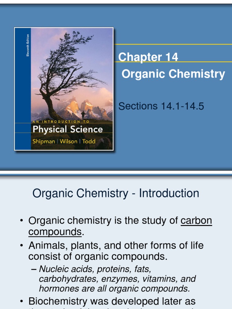 Introduction To Organic Chemistry | PDF | Alkane | Ester