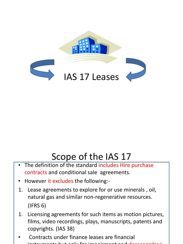 IAS 17 Leases IAS 17 Leases | PDF | Business