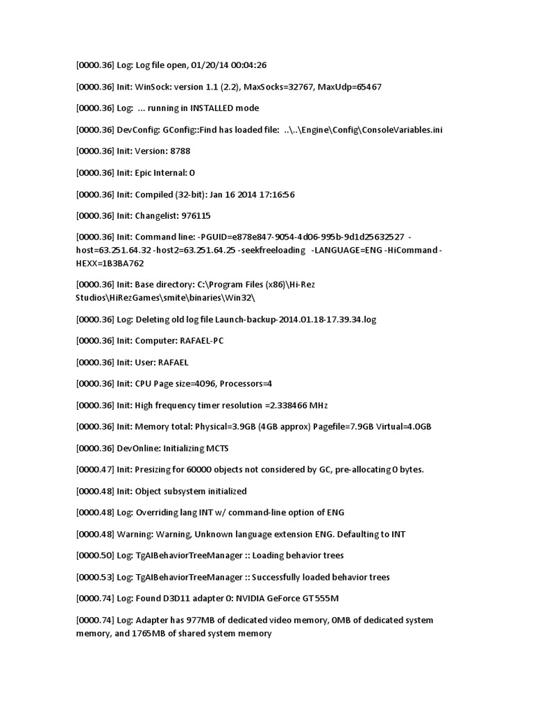 My Log | PDF | Command Line Interface | Ibm Pc Compatibles