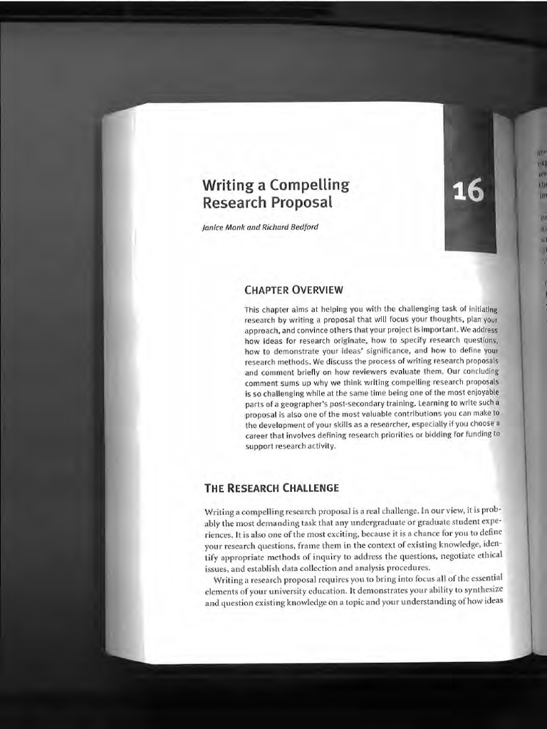 Writing A Compelling Research Proposal | PDF