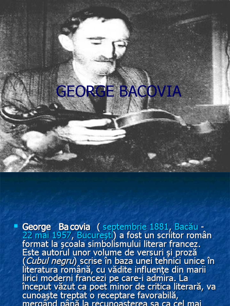 Bacovia | PDF